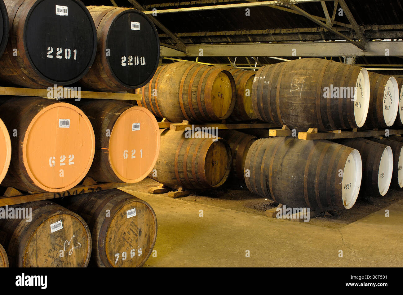 Glen Moray Whisky distillery Elgin Moray Aberdeenshire Scotland U K ...