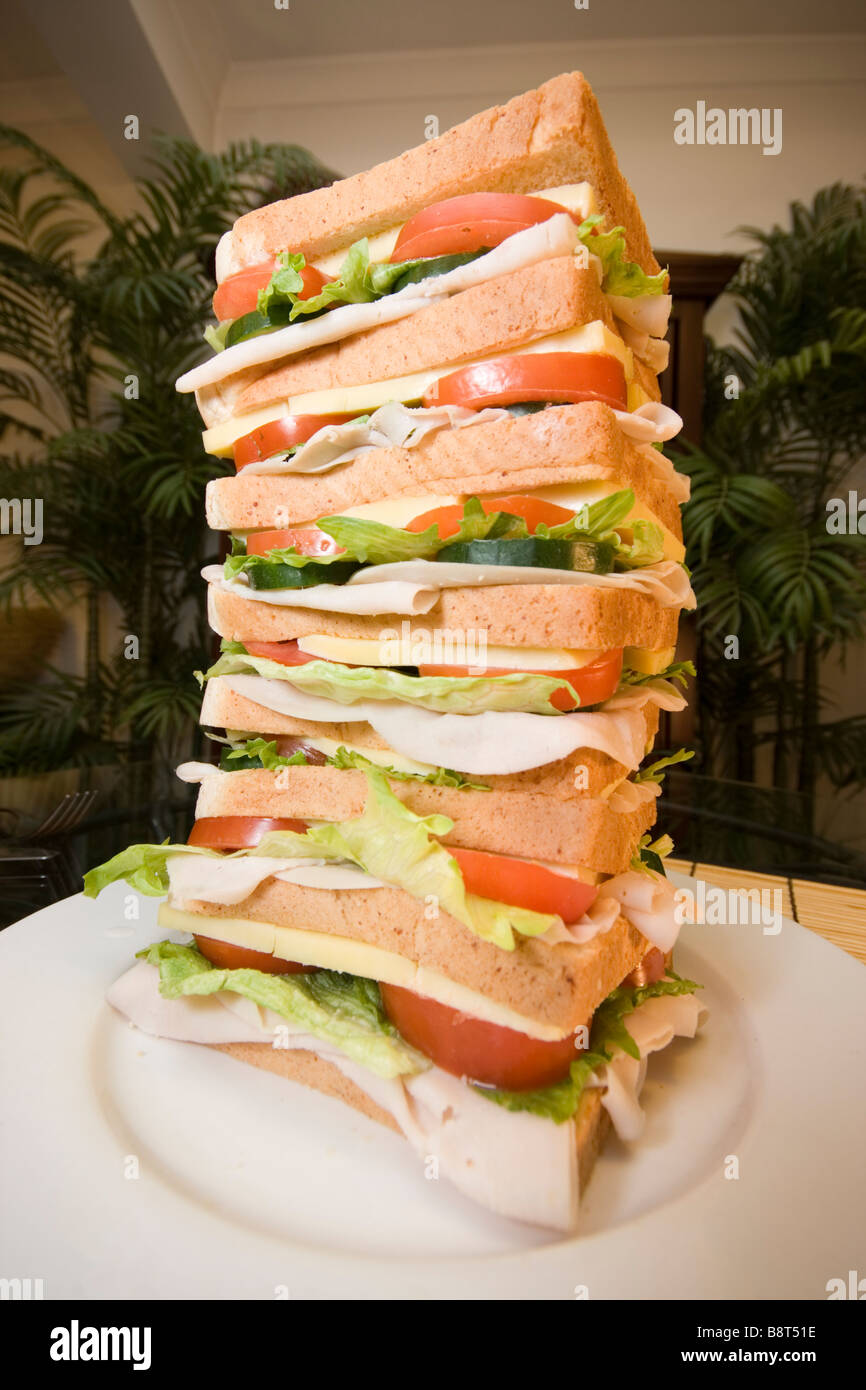 Sandwich tower hi-res stock photography and images - Alamy
