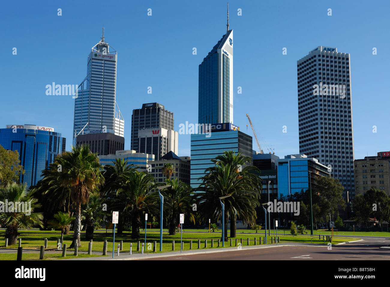 City centre skyline Perth Western Australia Stock Photo - Alamy
