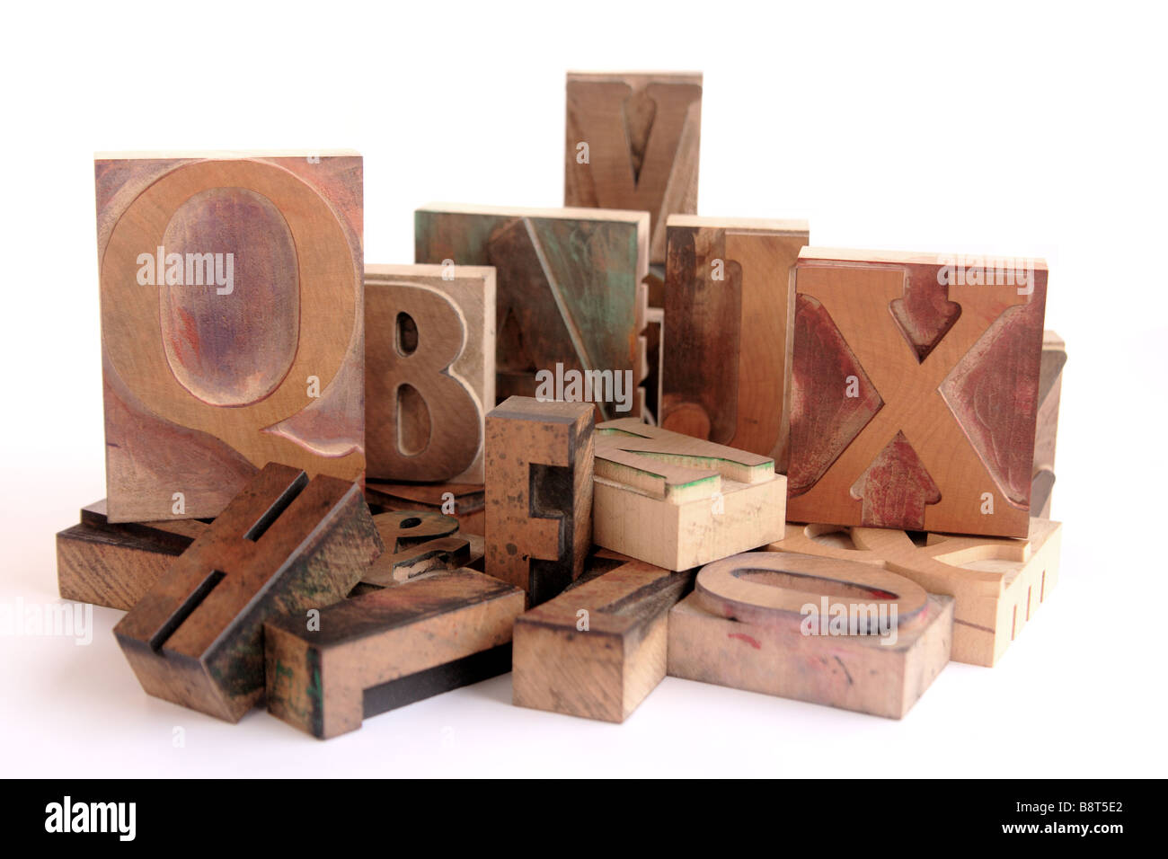 Wood fonts hi-res stock photography and images - Alamy