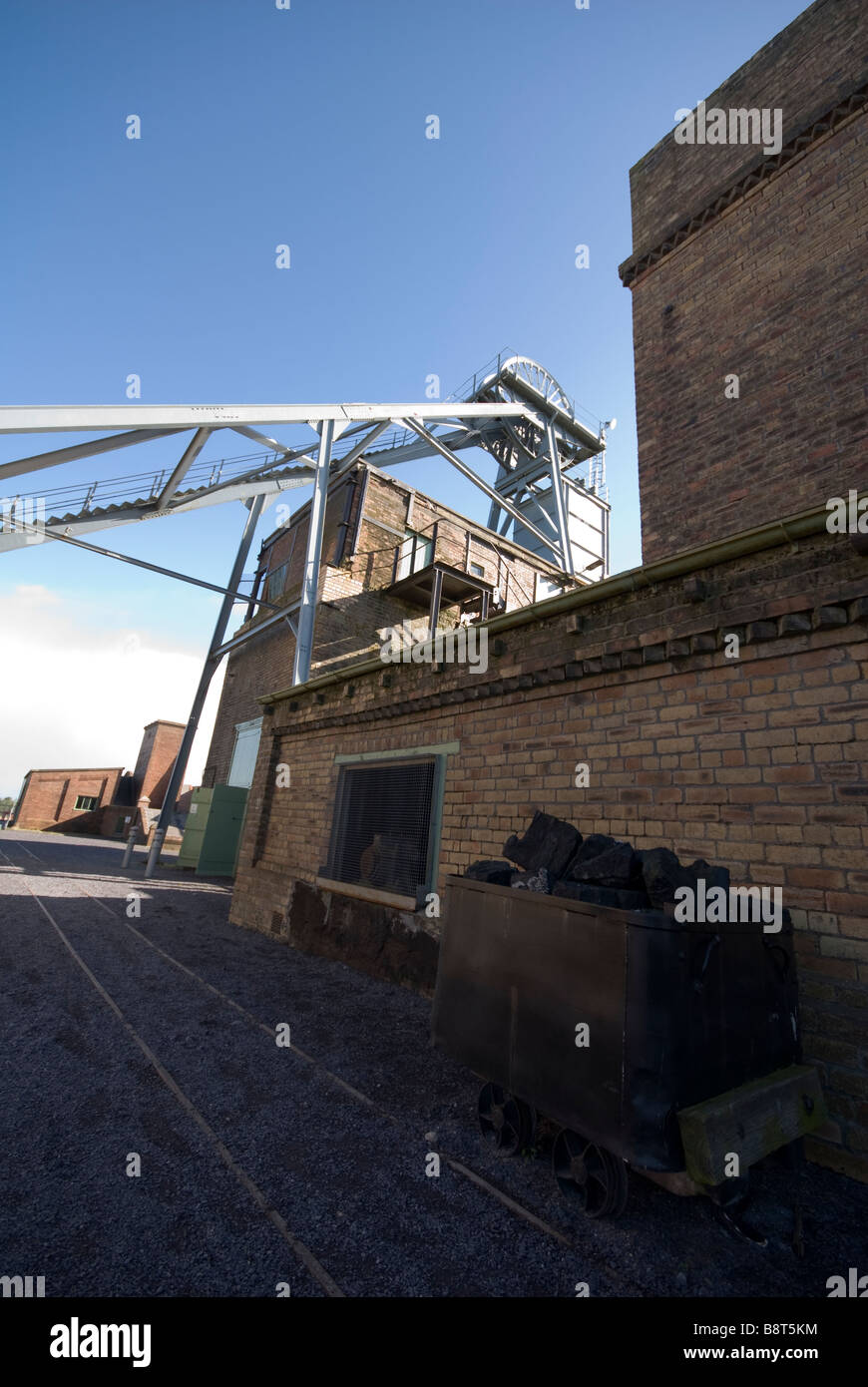 Colliery pit head winding wheel hi-res stock photography and images - Alamy