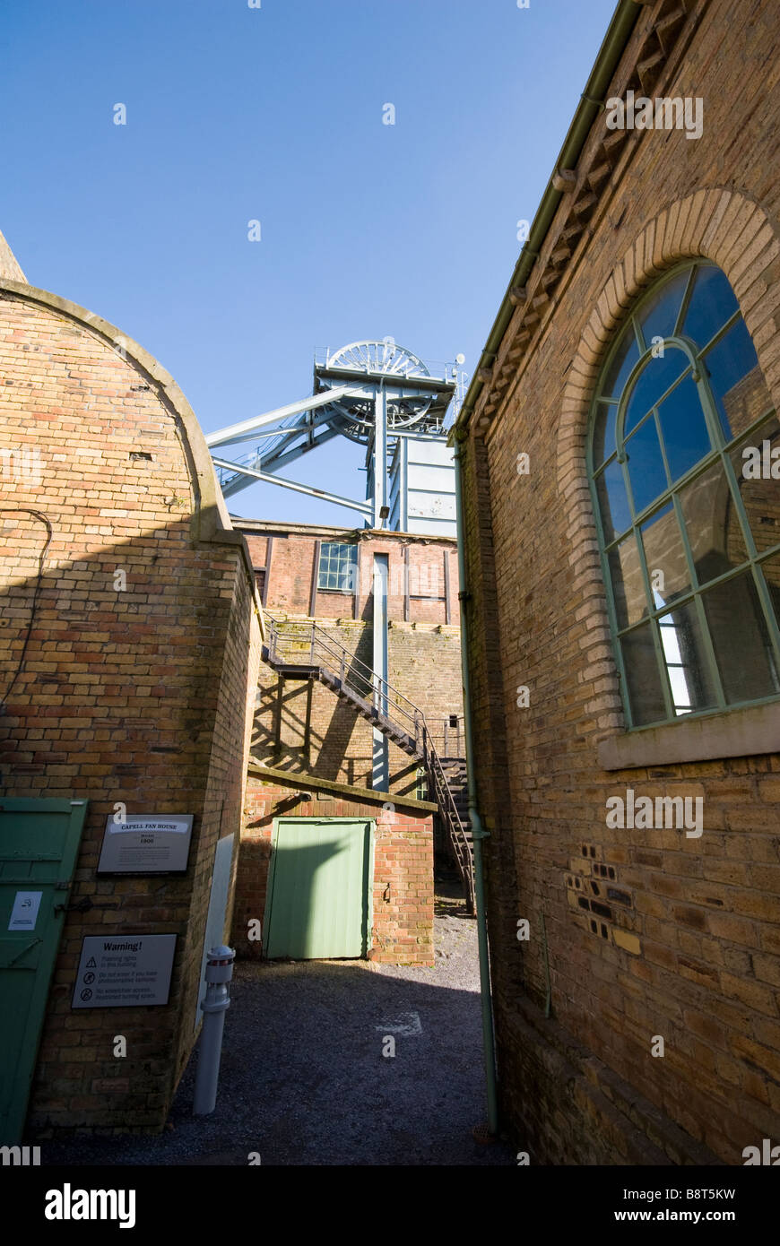 Colliery pit head winding wheel hi-res stock photography and images - Alamy