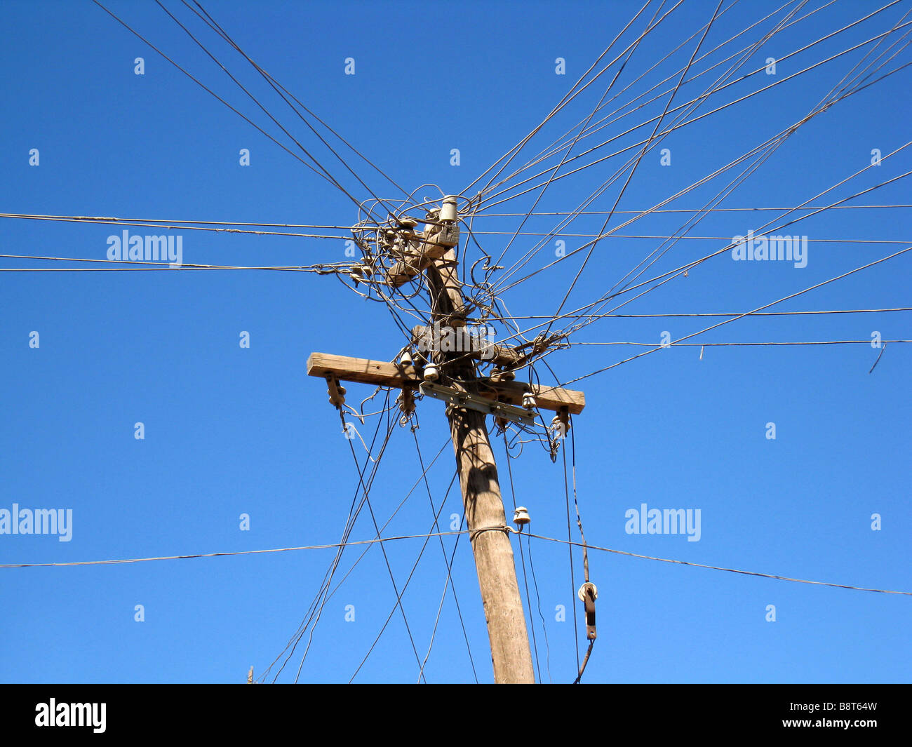 Pole overloaded hi-res stock photography and images - Alamy