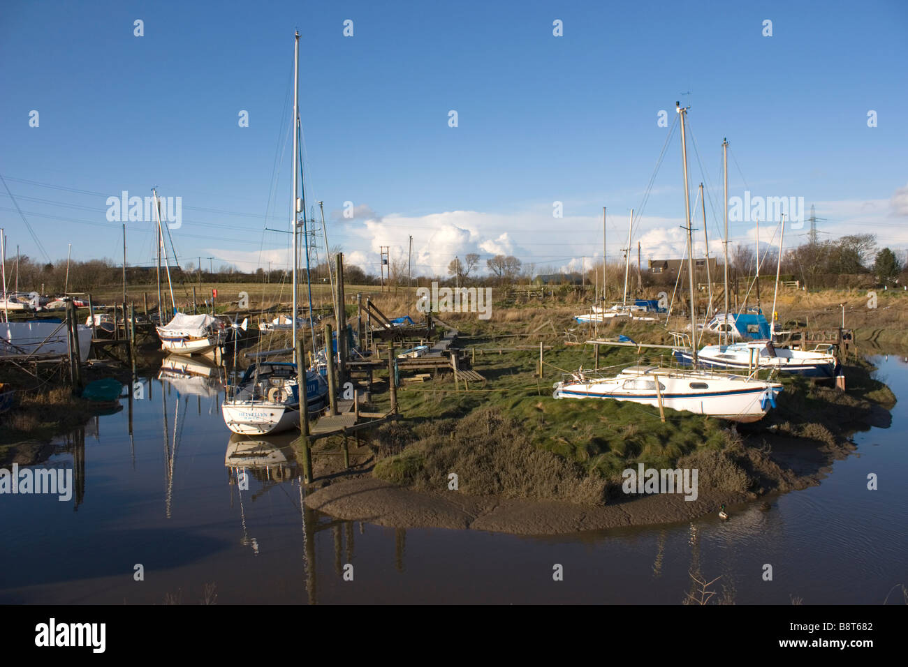 Wardleys Creek Hambleton Lancashire Stock Photo - Alamy