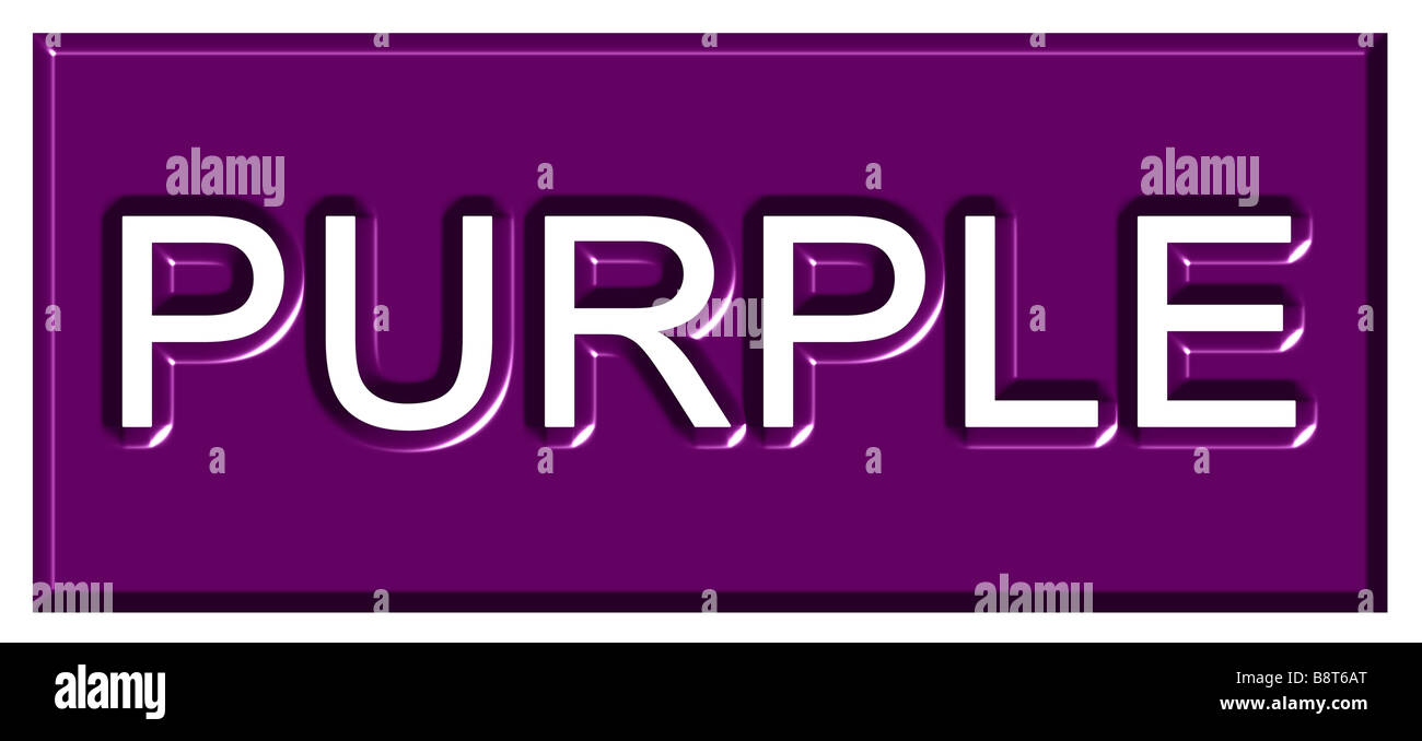 3d purple badge Stock Photo - Alamy