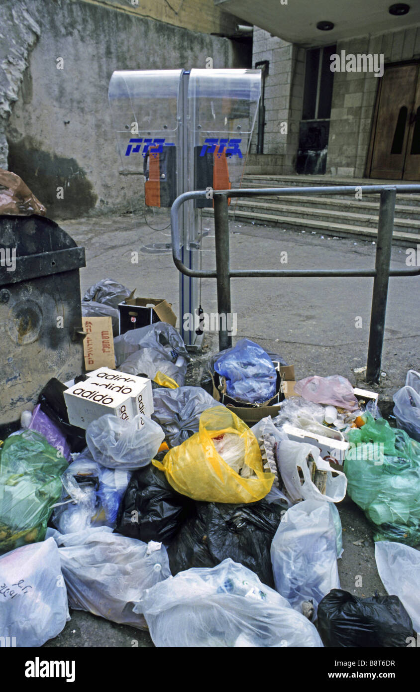 garbage, Israel, Jerusalem Stock Photo - Alamy