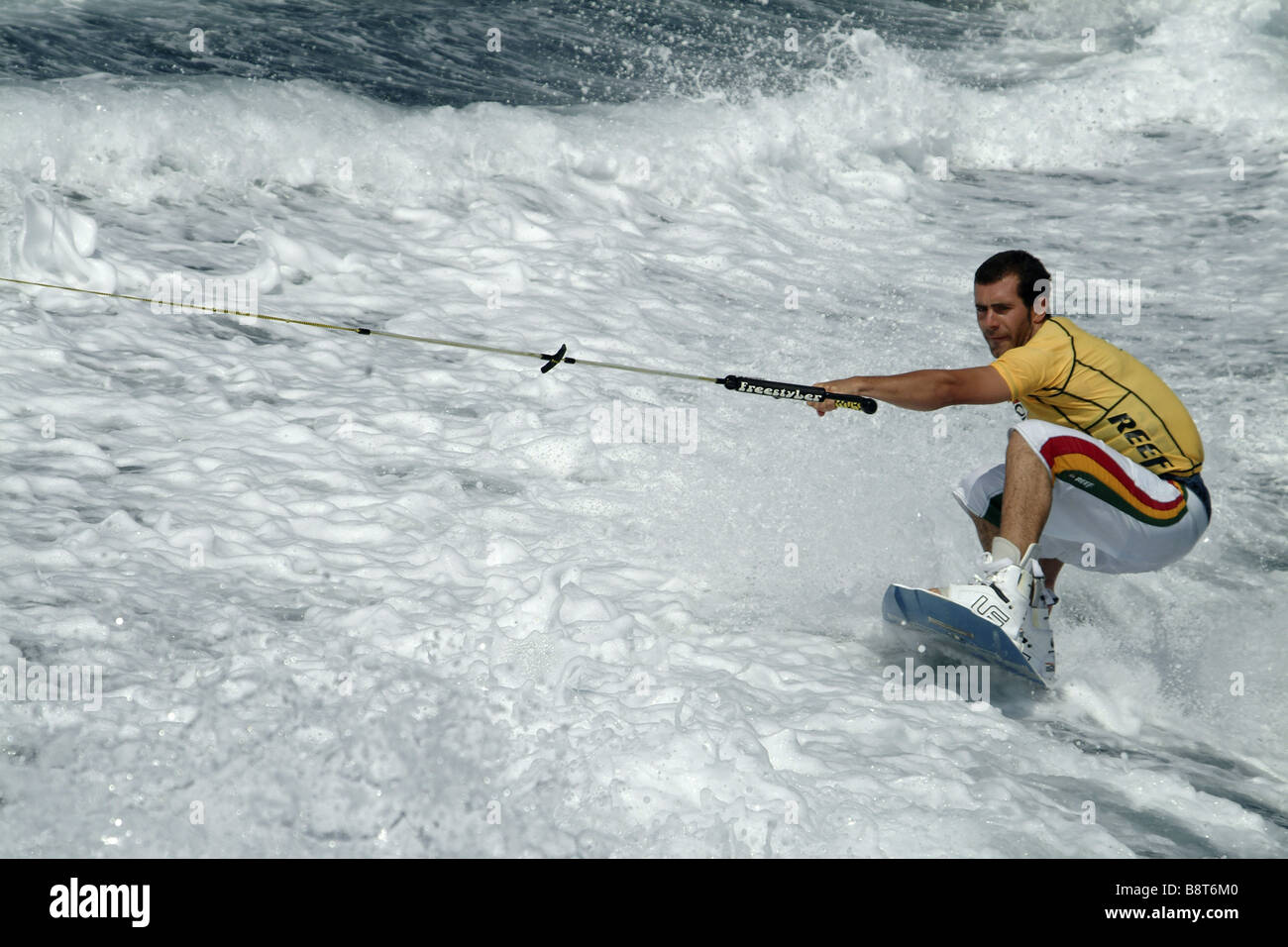 Jumping on the wave hi-res stock photography and images - Alamy
