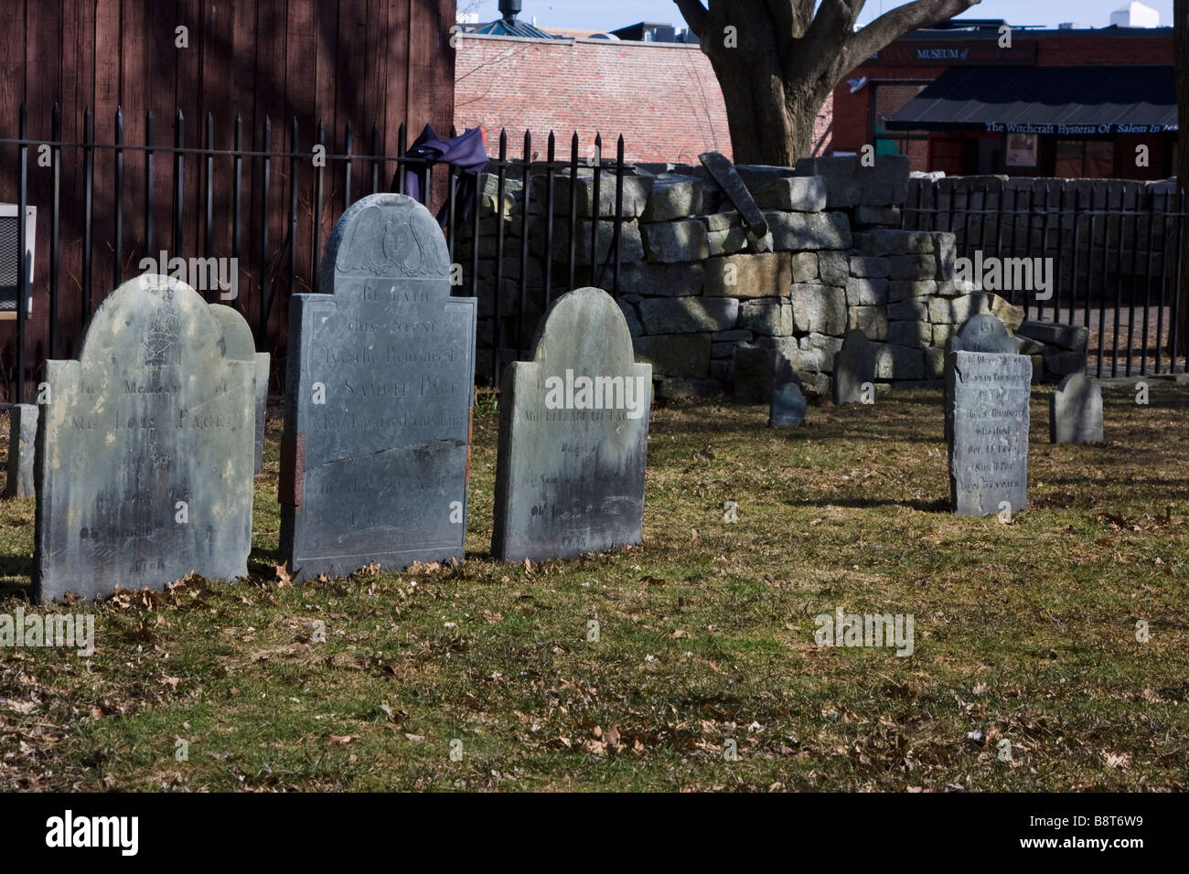 Colonial era cemetery Salem, Massachusetts Stock Photo - Alamy