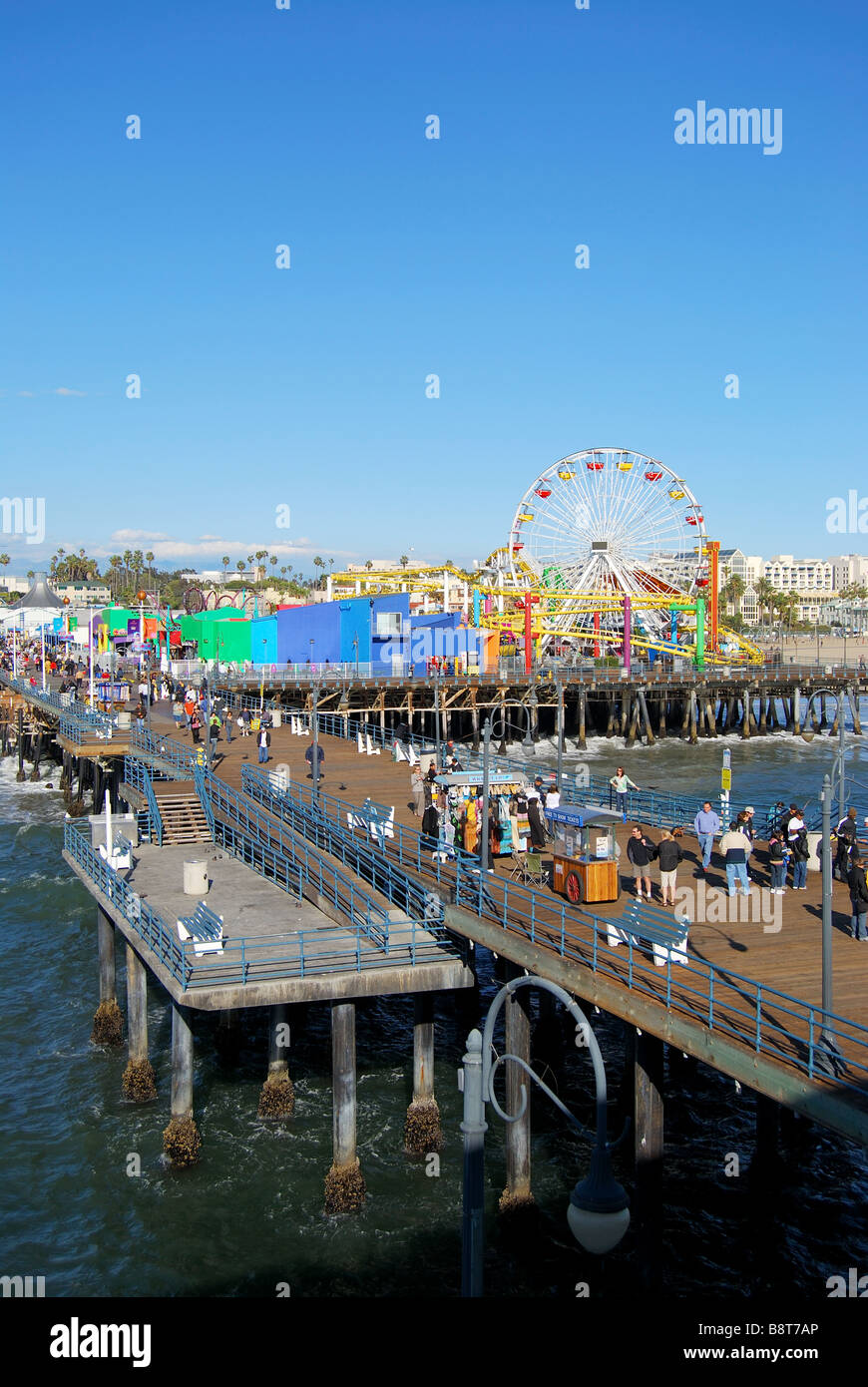 Santa Monica Pier, Santa Monica, Los Angeles, California, United States ...
