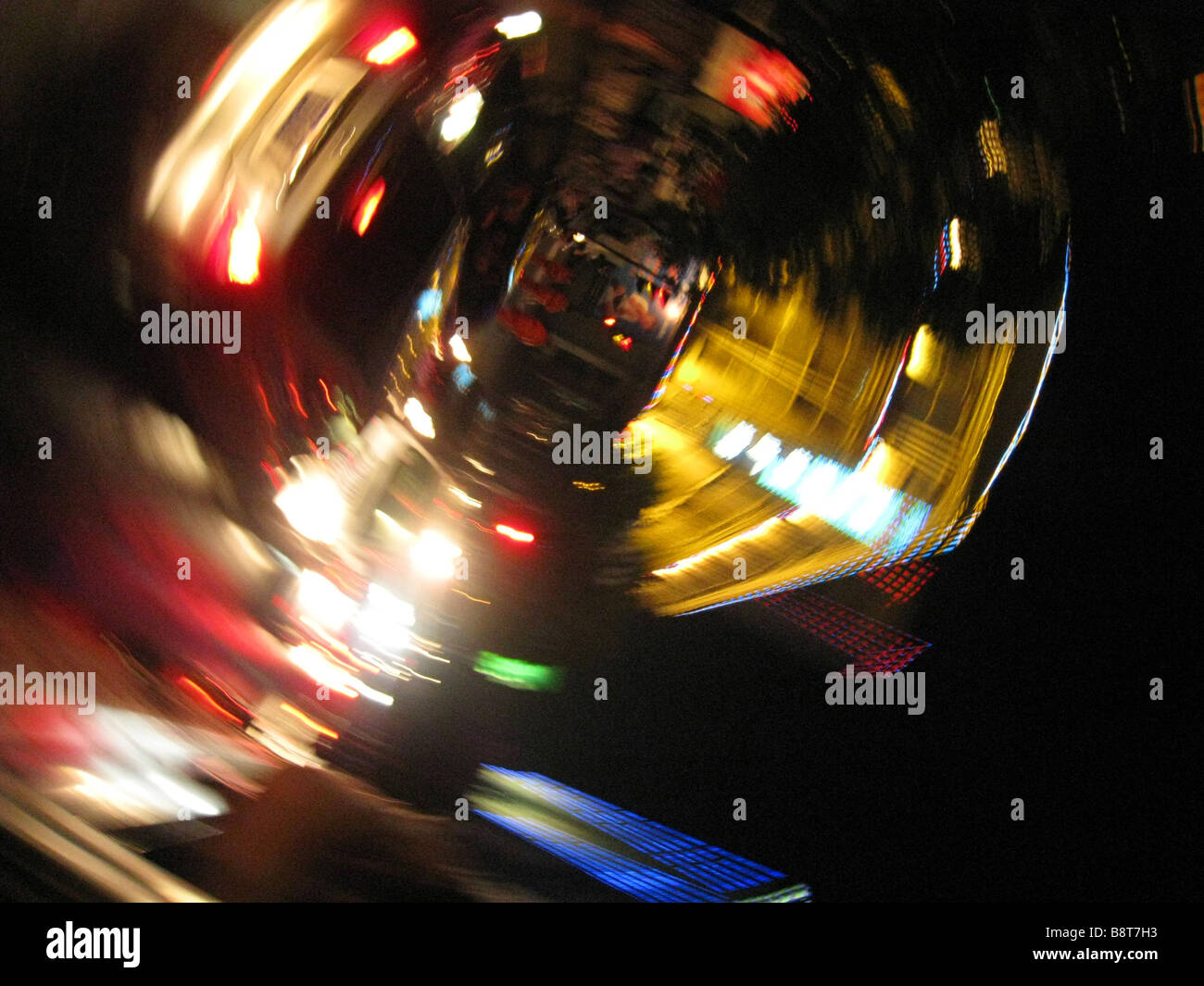 Whirling neon lights Stock Photo - Alamy