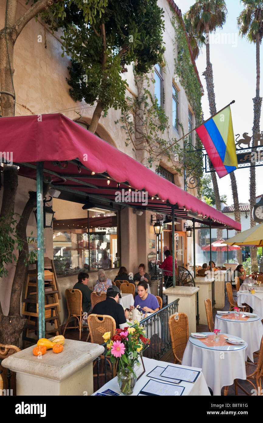 Restaurant in La Arcadia on State Street (the main street), Santa ...