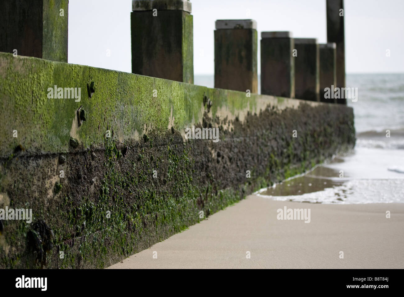 Bournemouth beach groyne hi-res stock photography and images - Alamy