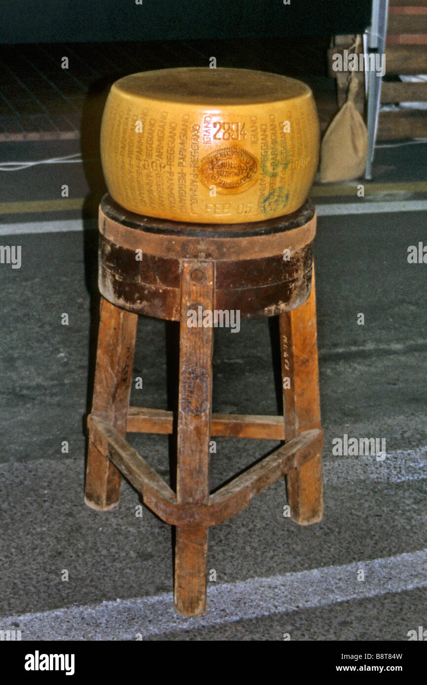 Cheese Parmigiano Reggiano Castelfranco Emilia Modena Italy Stock Photo ...