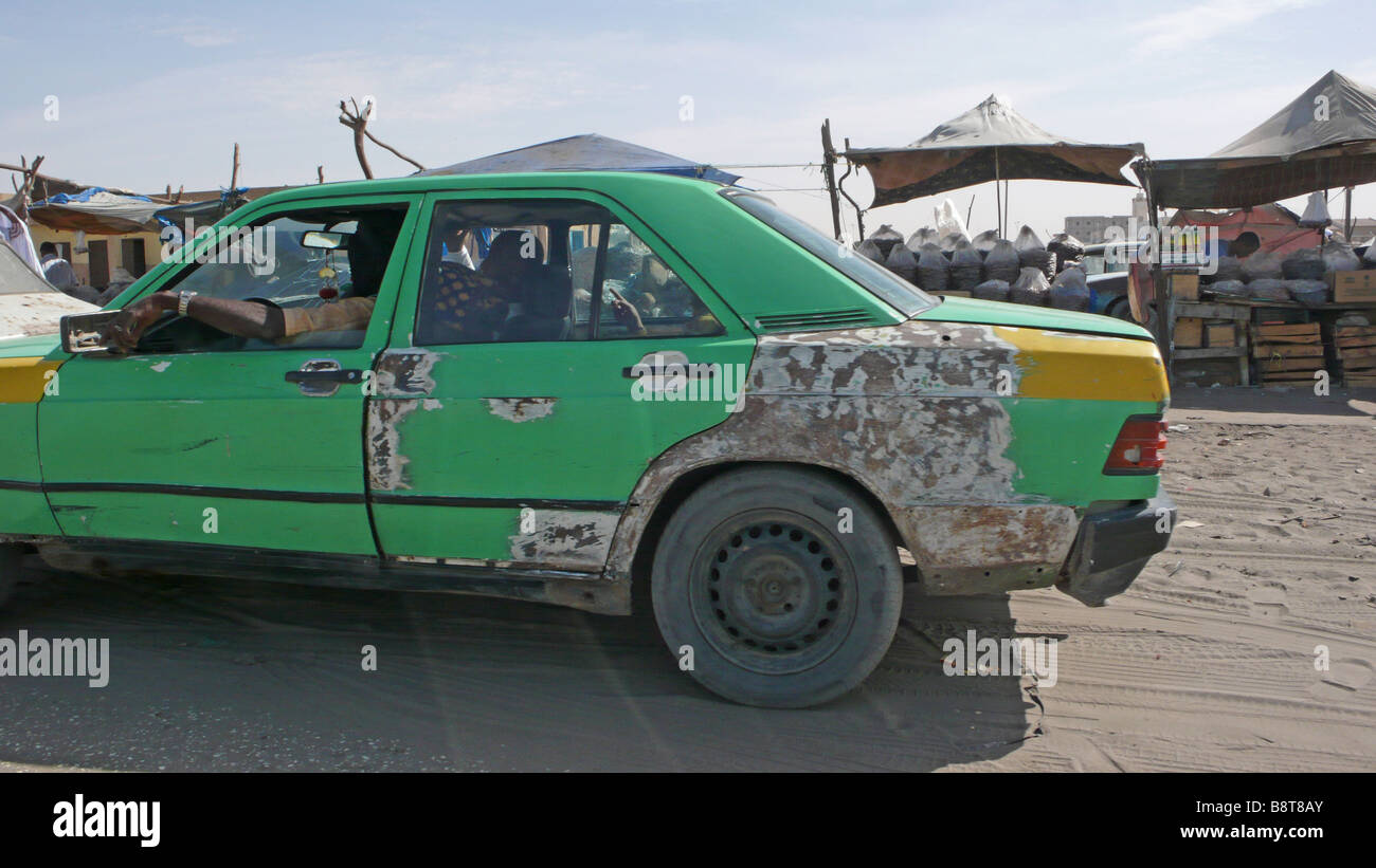 Taxi in Mauritania Stock Photo - Alamy