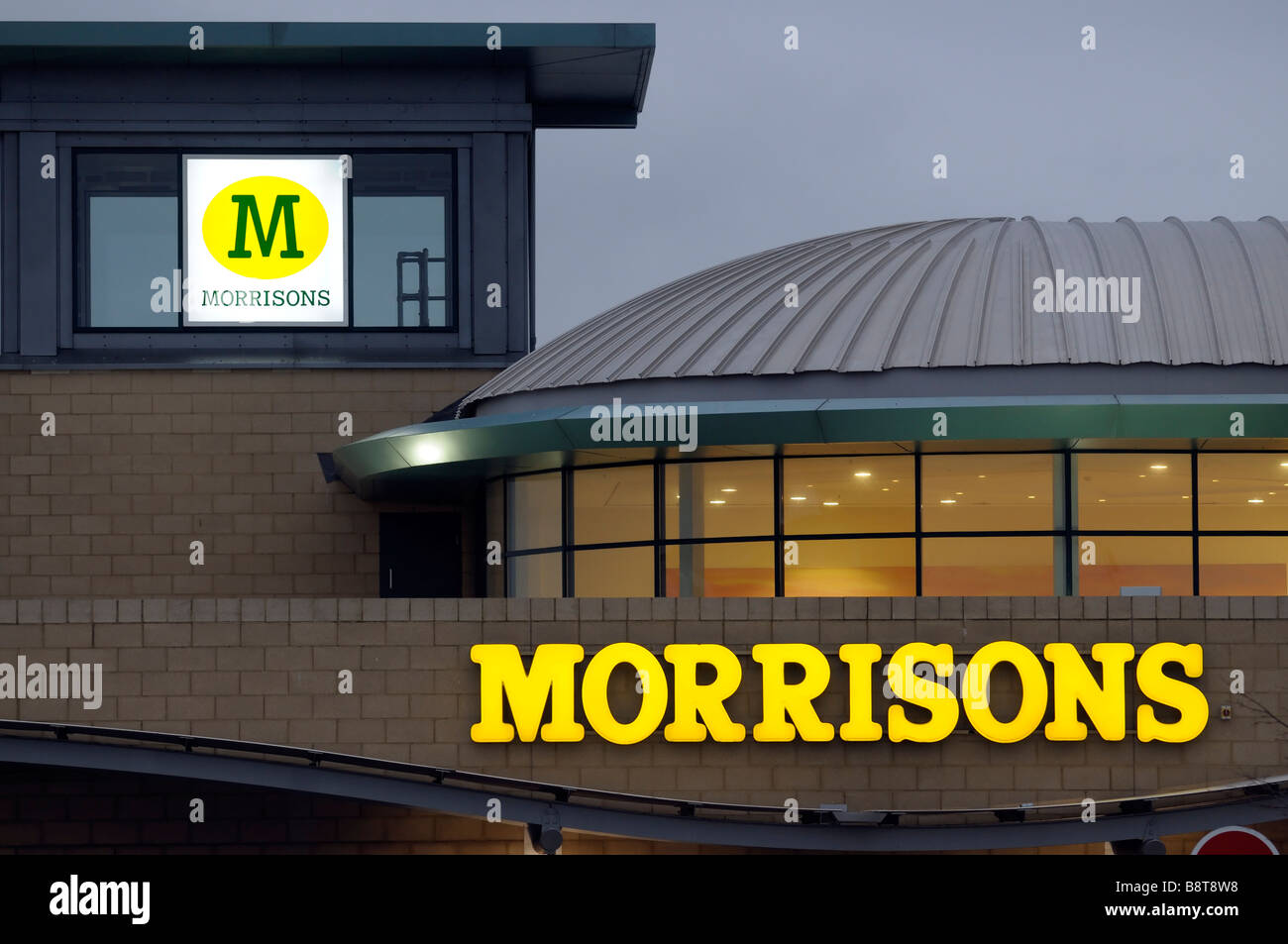 Morrisons logo hi-res stock photography and images - Alamy