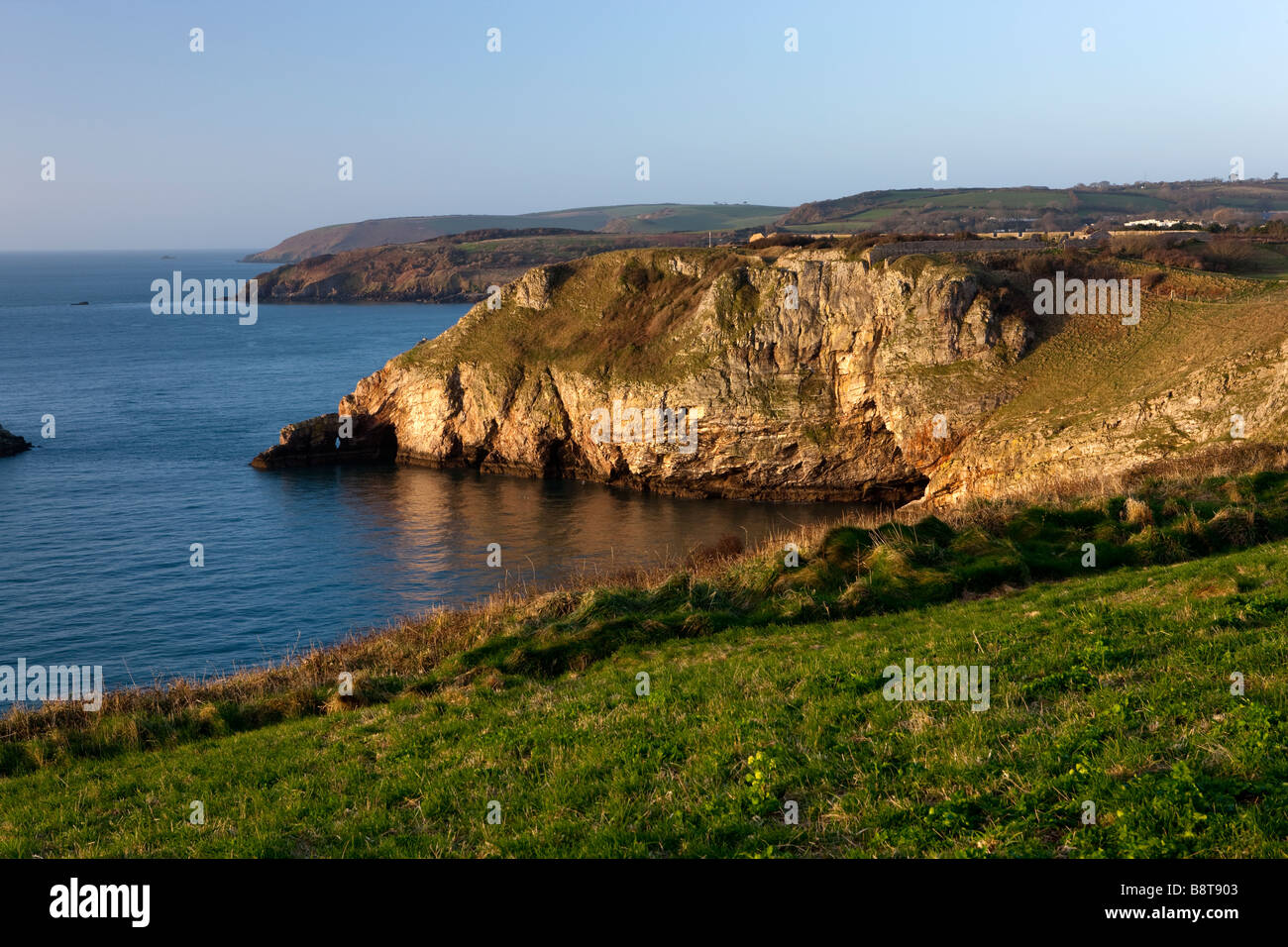 View from Napoleonic Fort Berry Head. Brixham. Devon. UK. Europe Stock ...