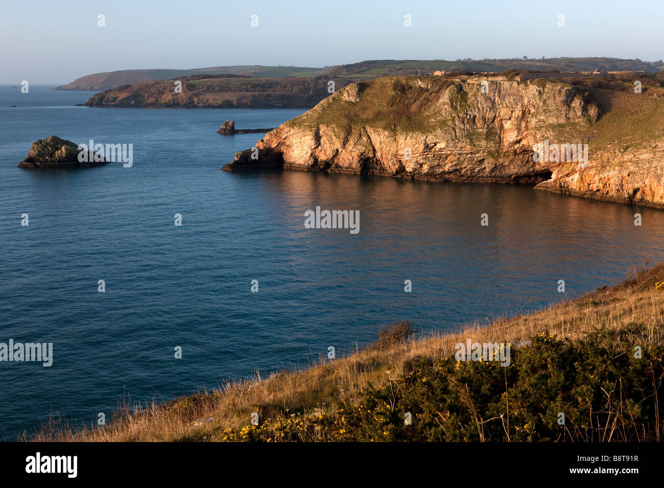 View from Napoleonic Fort Berry Head. Brixham. Devon. UK. Europe Stock ...