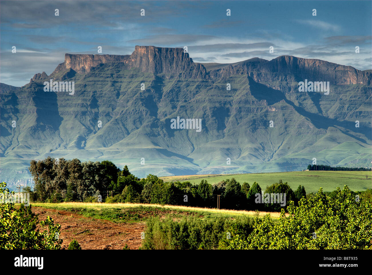 Cathedral Peak Drakensberg Mountains KwaZulu Natal South Africa Stock ...