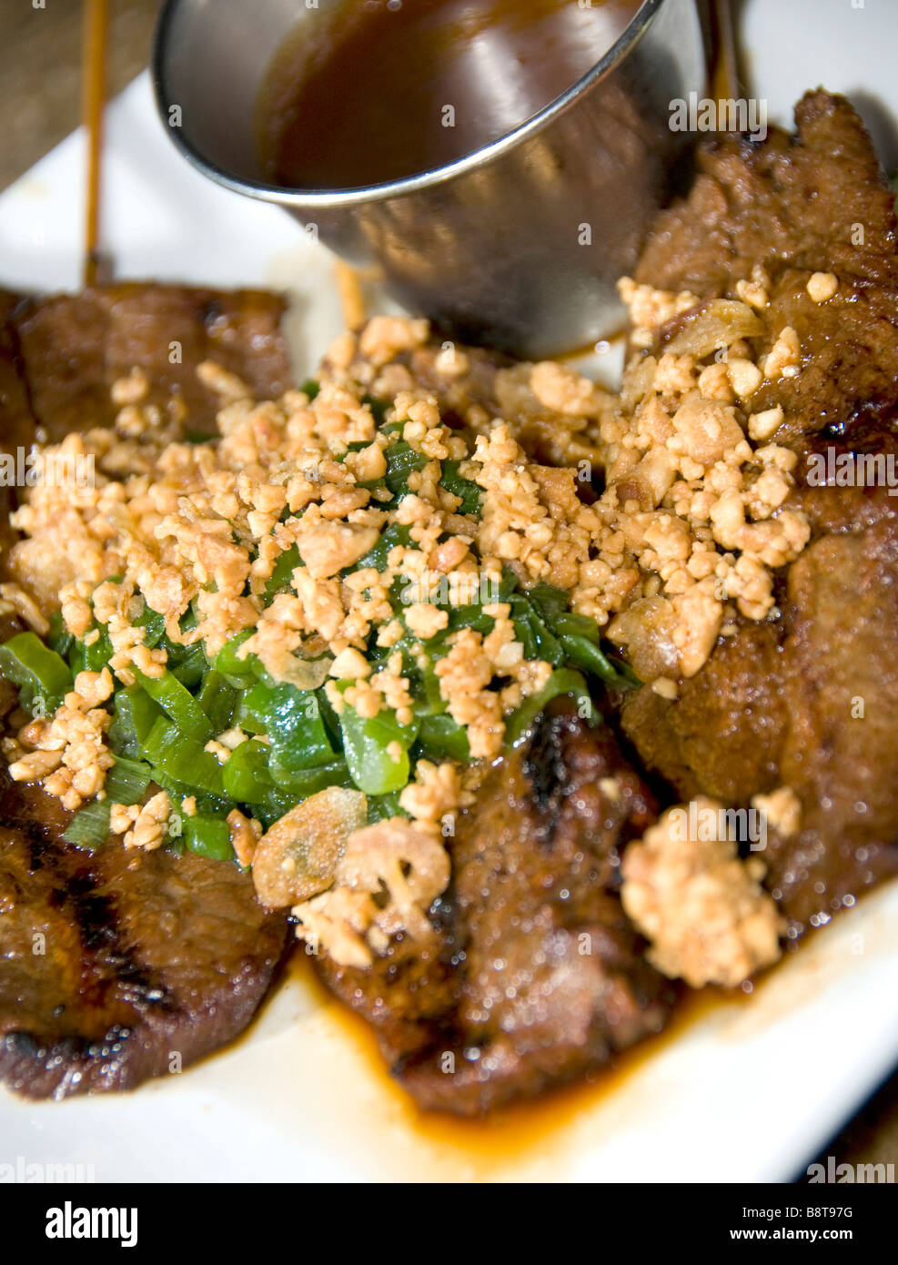 Vietnamese food appetizer bo nuong sate grilled beef on skewer food ...