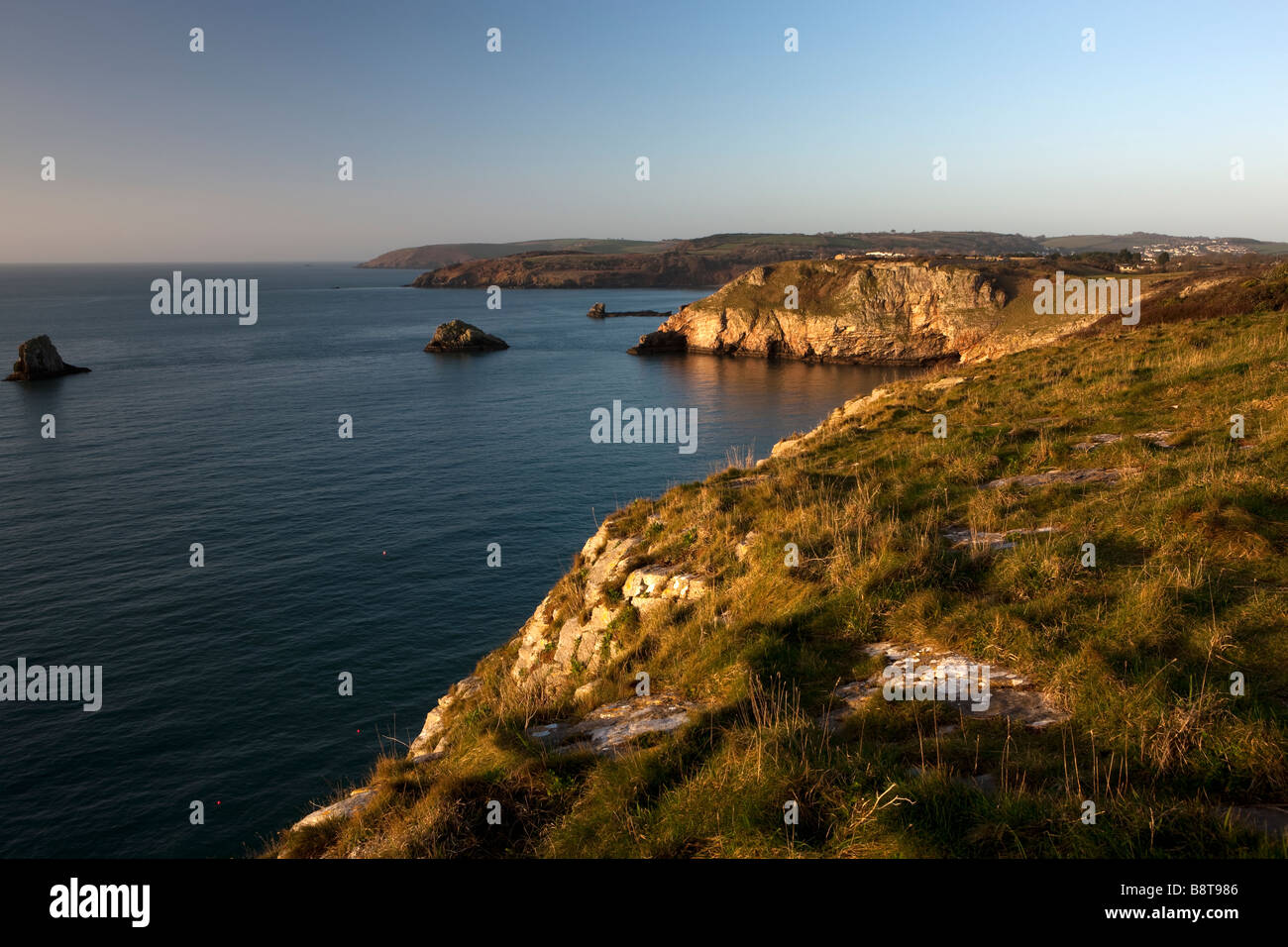 View from Napoleonic Fort Berry Head. Brixham. Devon. UK. Europe Stock ...
