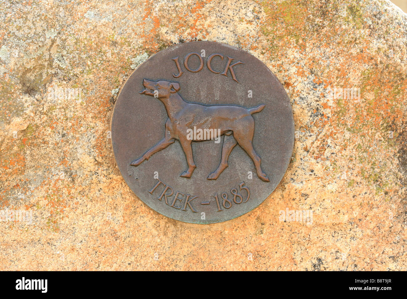 Jock of the Bushveld Plaque Stock Photo - Alamy