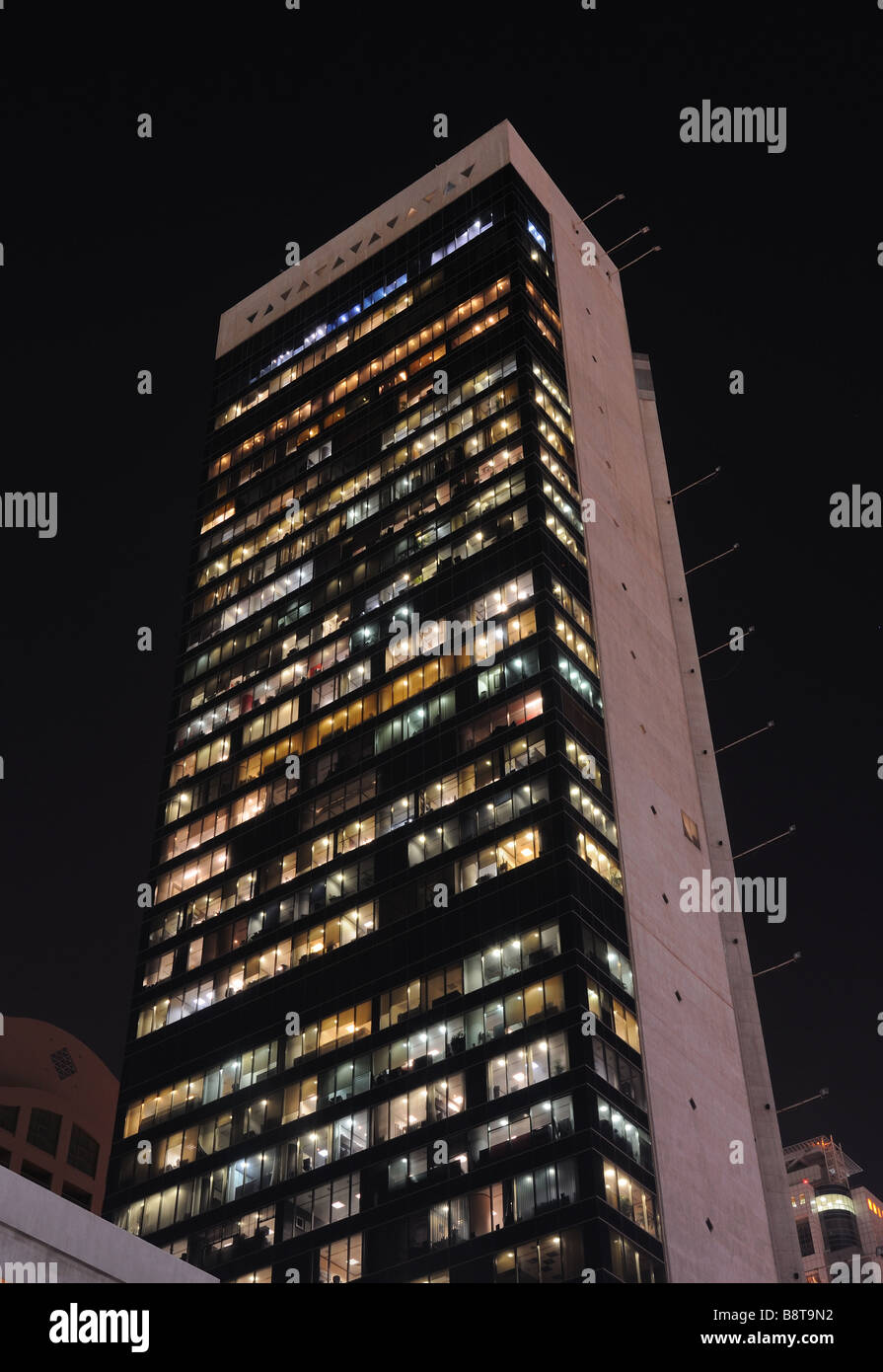 Highrise building at the Sheikh Zayed Road in Dubai Stock Photo - Alamy