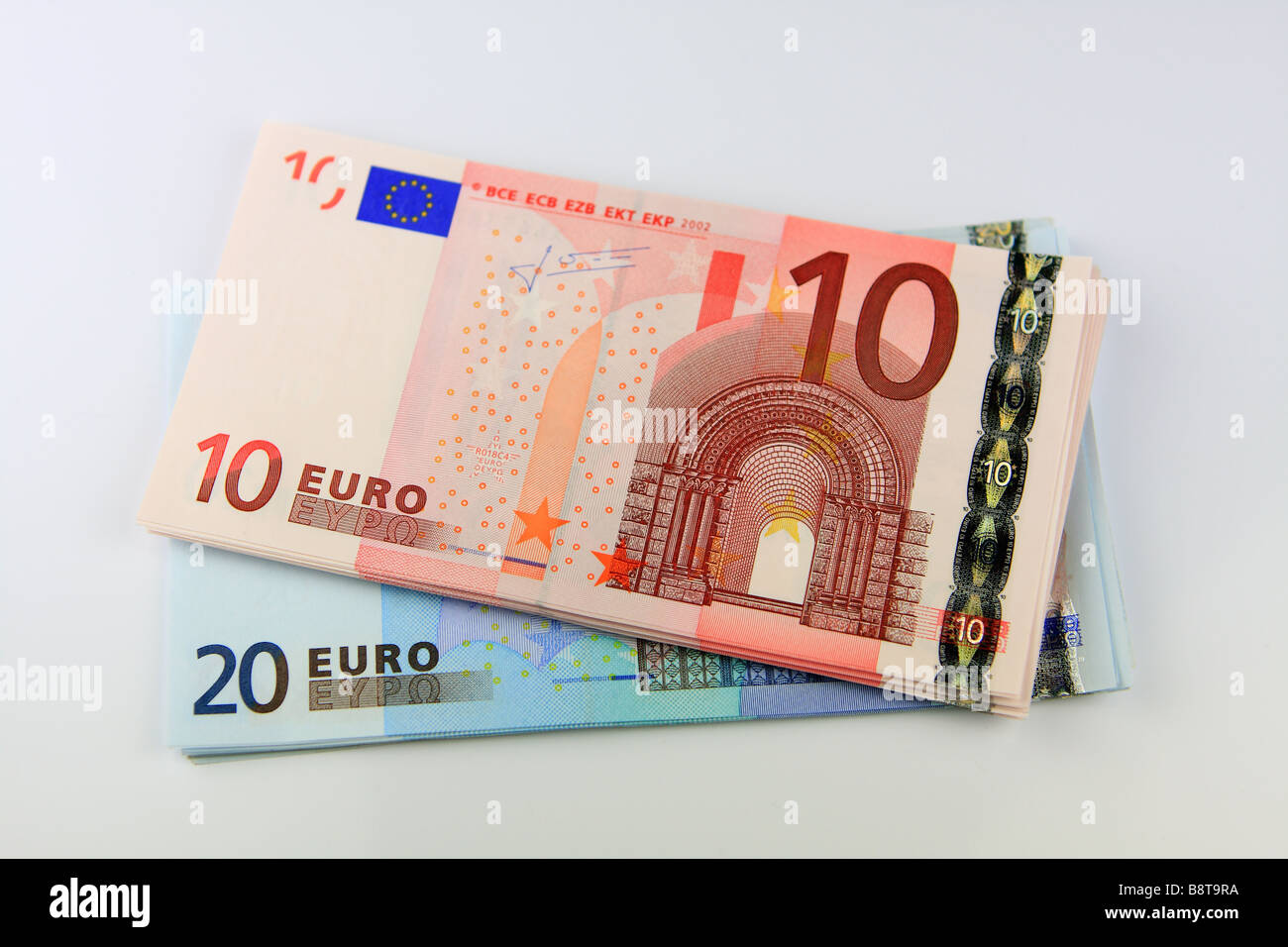 20 and 10 euro notes Stock Photo - Alamy