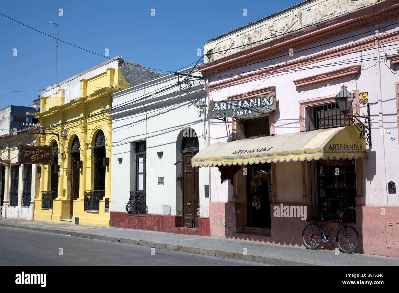 The hispanic architecture of Salta Argentina Stock Photo - Alamy