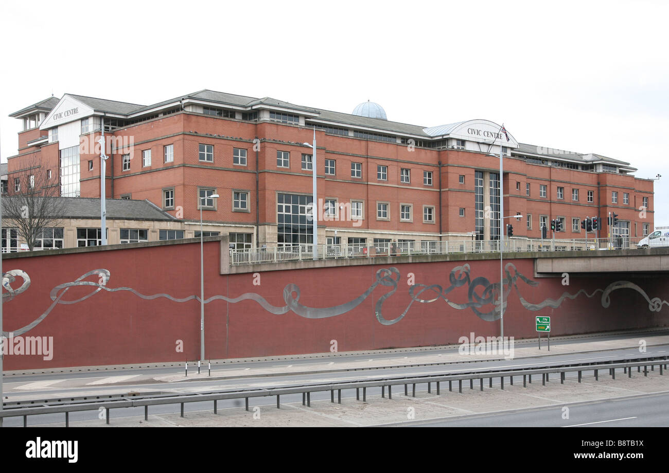 Stoke-on-Trent Civic offices or centre or town hall council local ...