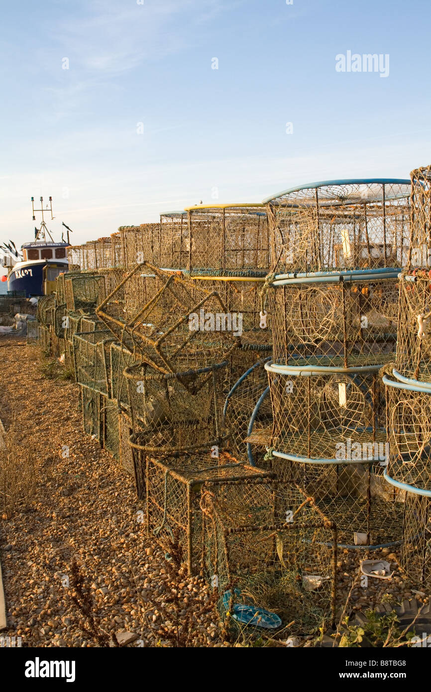 Crab lobster pot fishing hi-res stock photography and images - Alamy