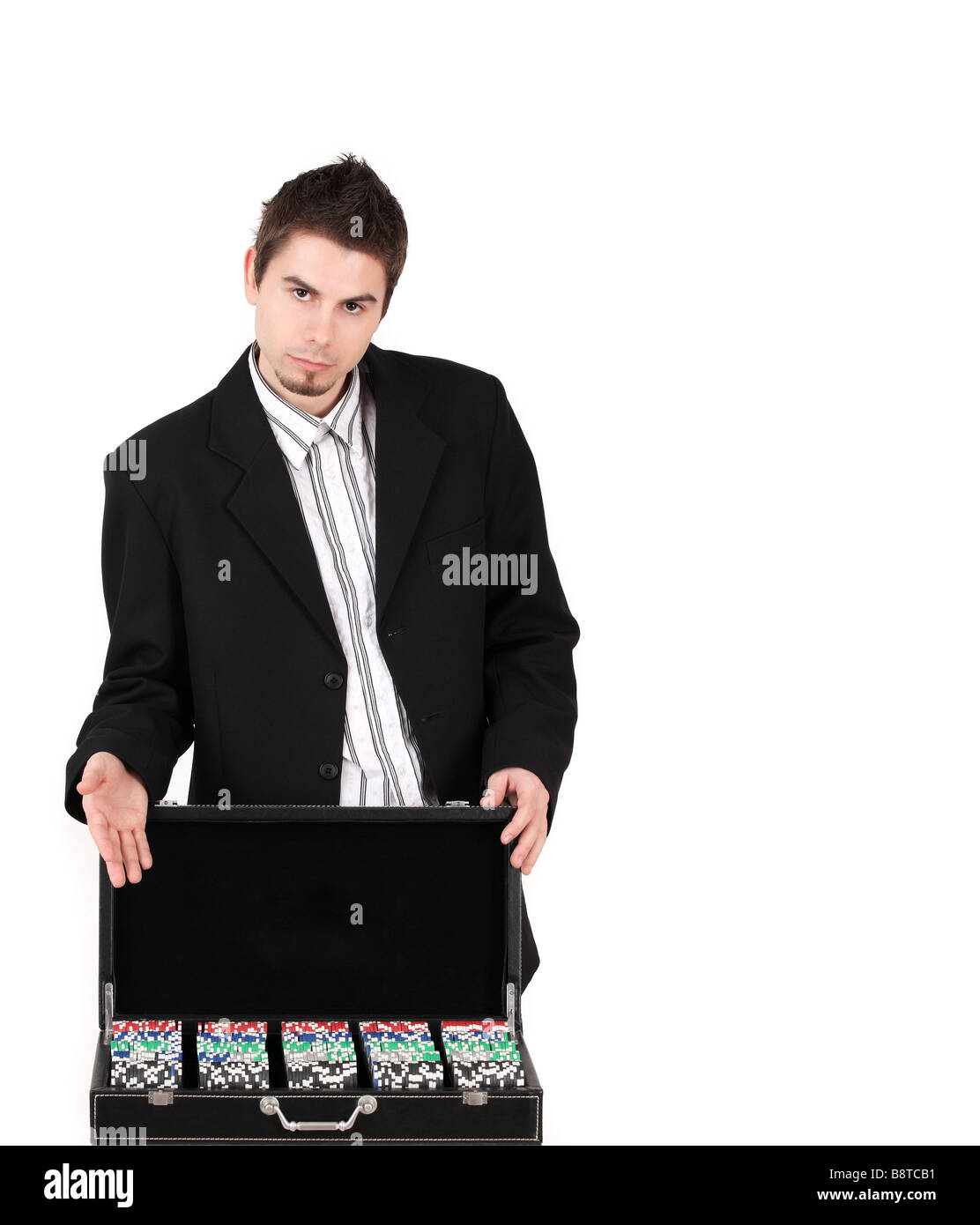 Poker game serious hi-res stock photography and images - Alamy