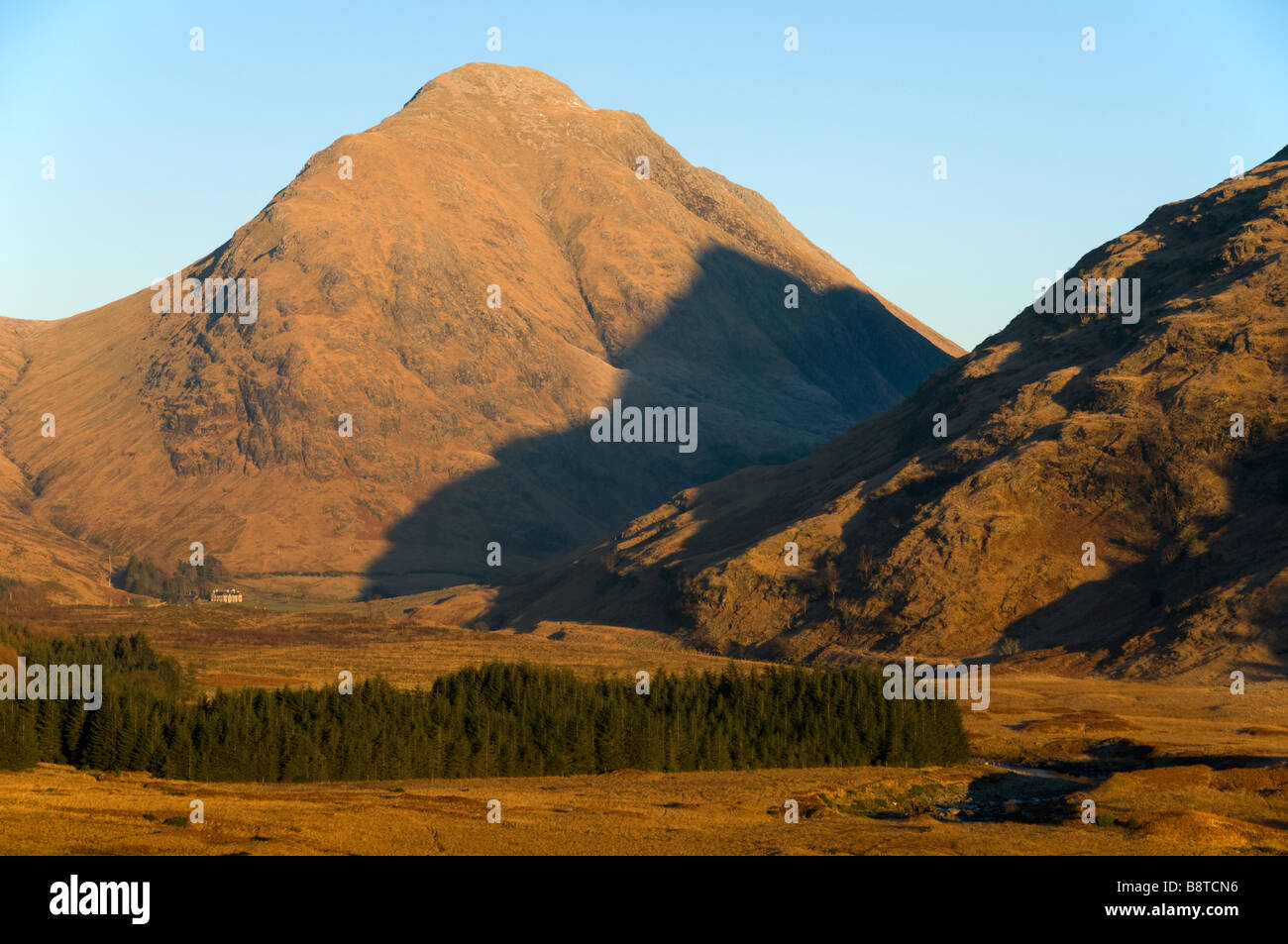 Buachaille Etive Mor from Glen Etive, Highland Region, Scotland, UK ...