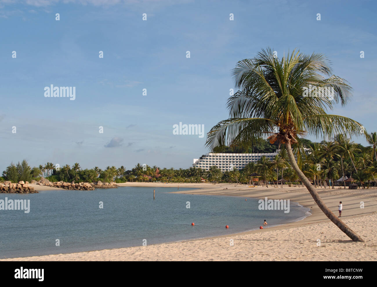 Siloso Beach at Sentosa Island, Singapore Stock Photo - Alamy