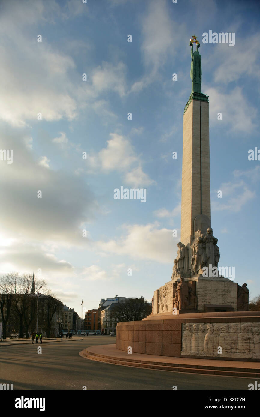 Freedom Monument or Milda, Riga, Latvia Stock Photo - Alamy