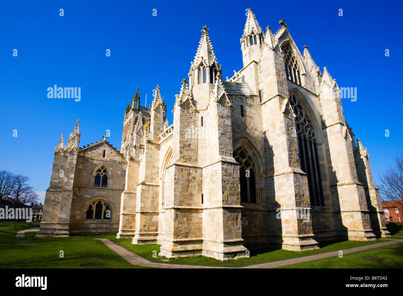 Selby Abbey Selby North Yorkshire England Stock Photo - Alamy