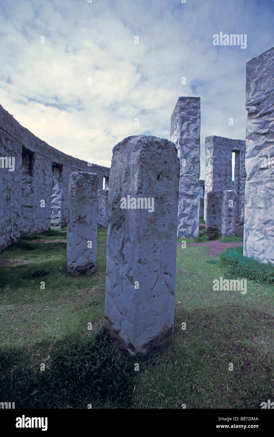 replica Stonehenge WWI monument Stock Photo - Alamy