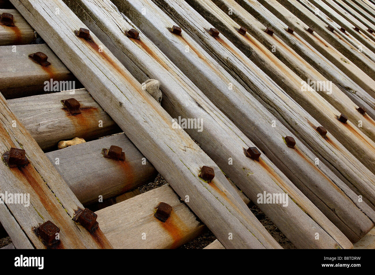 Wooden sea defences hi-res stock photography and images - Alamy