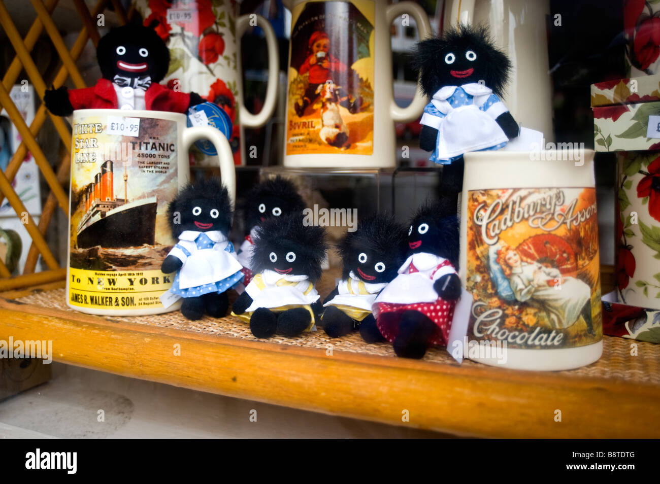 Golly Wogs in a shop window Stock Photo - Alamy