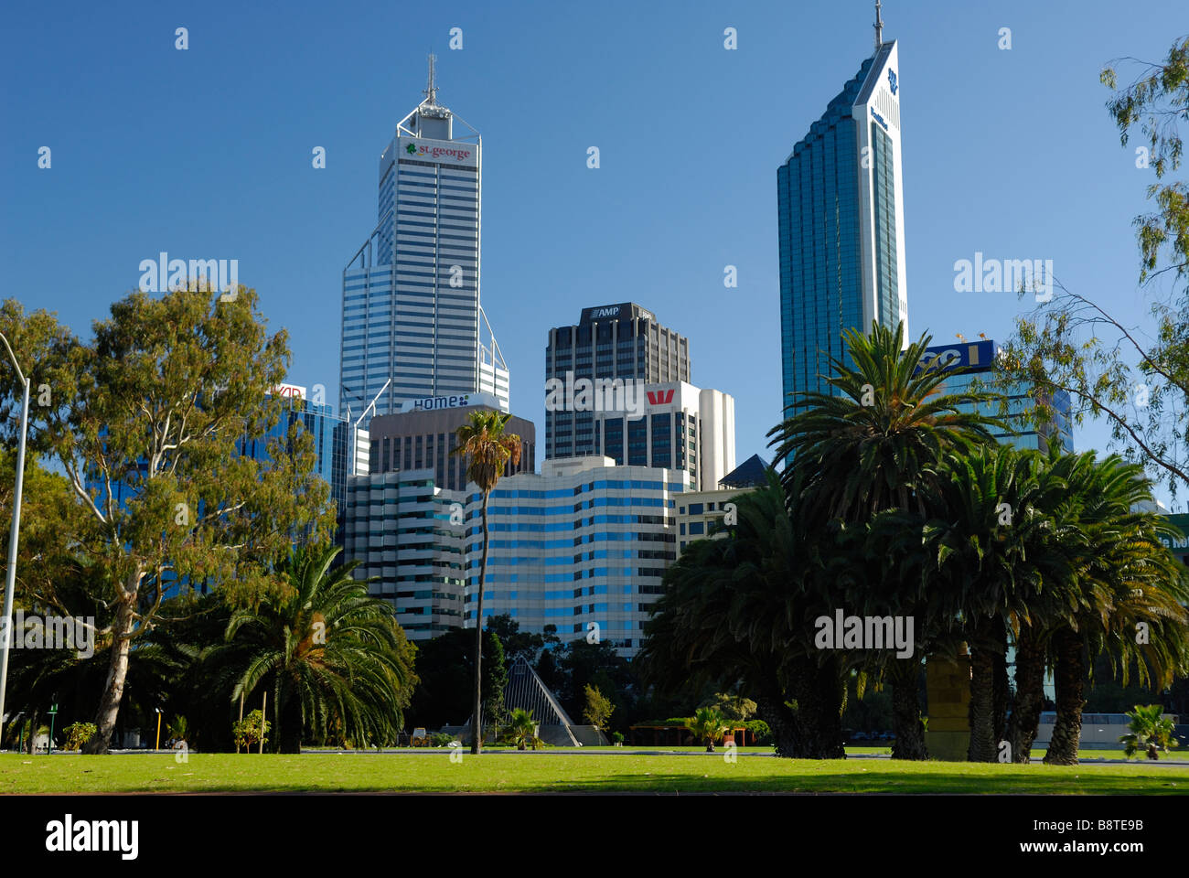 City centre skyline Perth Western Australia Stock Photo - Alamy