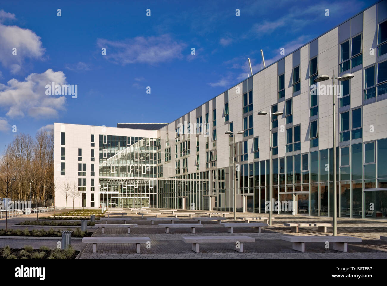 North Glasgow College in Springburn Glasgow Stock Photo - Alamy