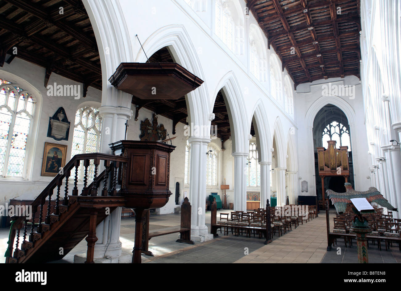 united kingdom essex thaxted the parish church of st john the baptist ...