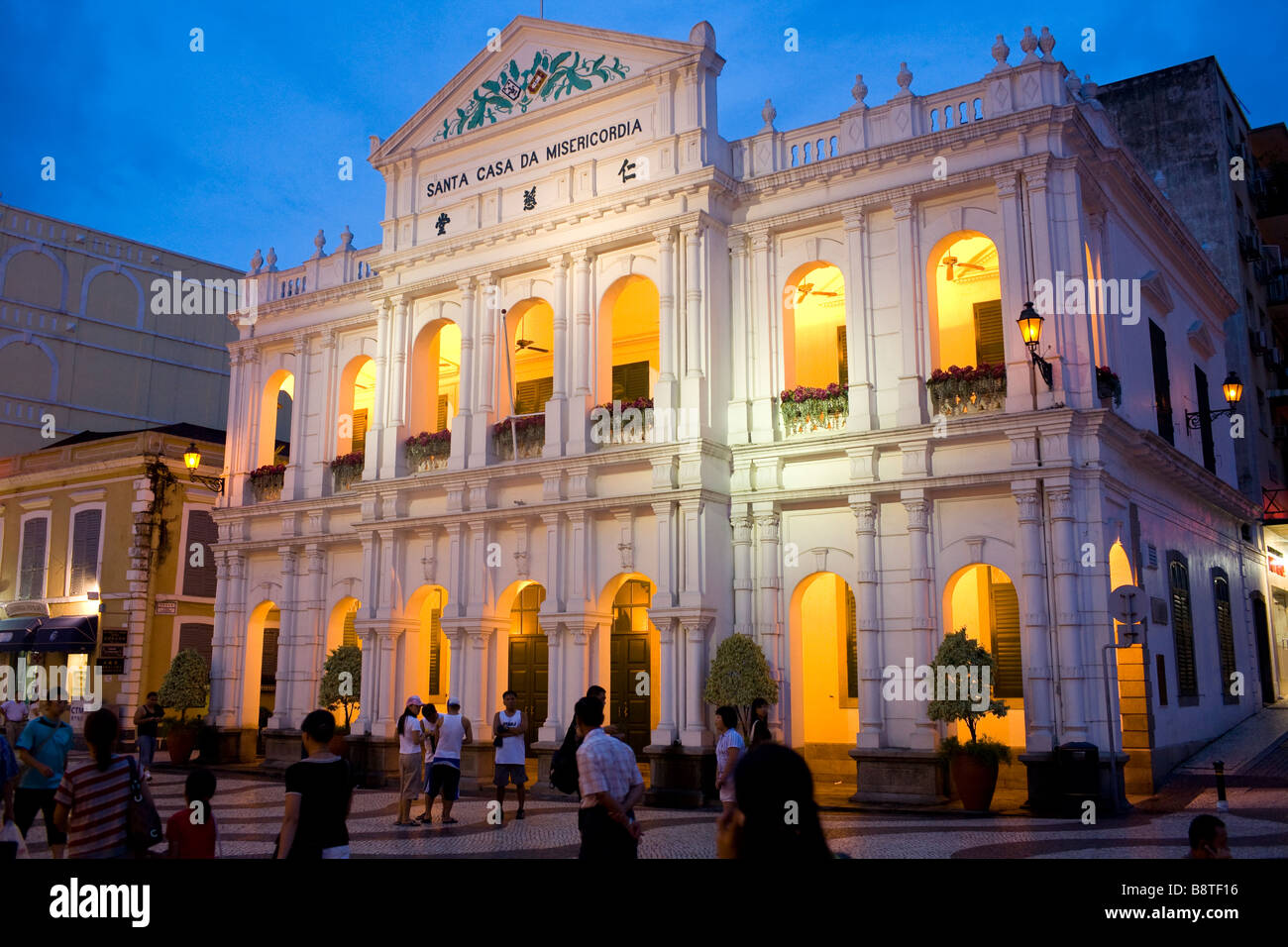 Santa Casa de Misericordia on Largo Leal Senado square in the ...