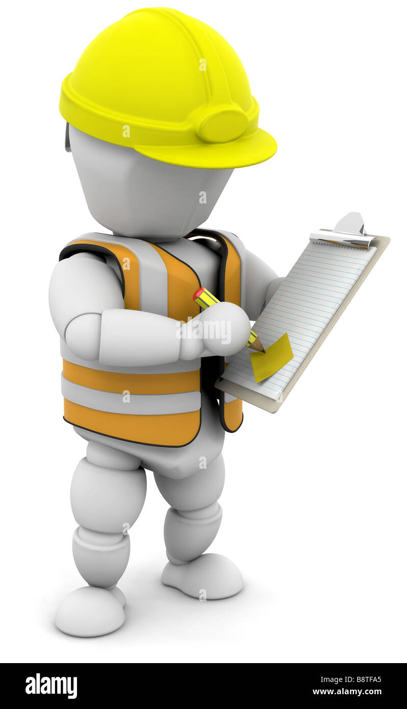 Checking the list Cut Out Stock Images & Pictures - Alamy