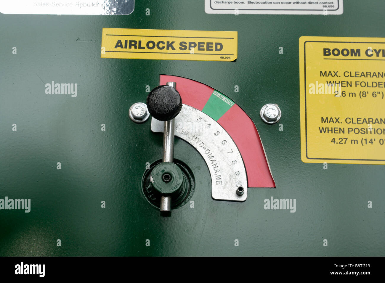 Machine control knob Stock Photo - Alamy