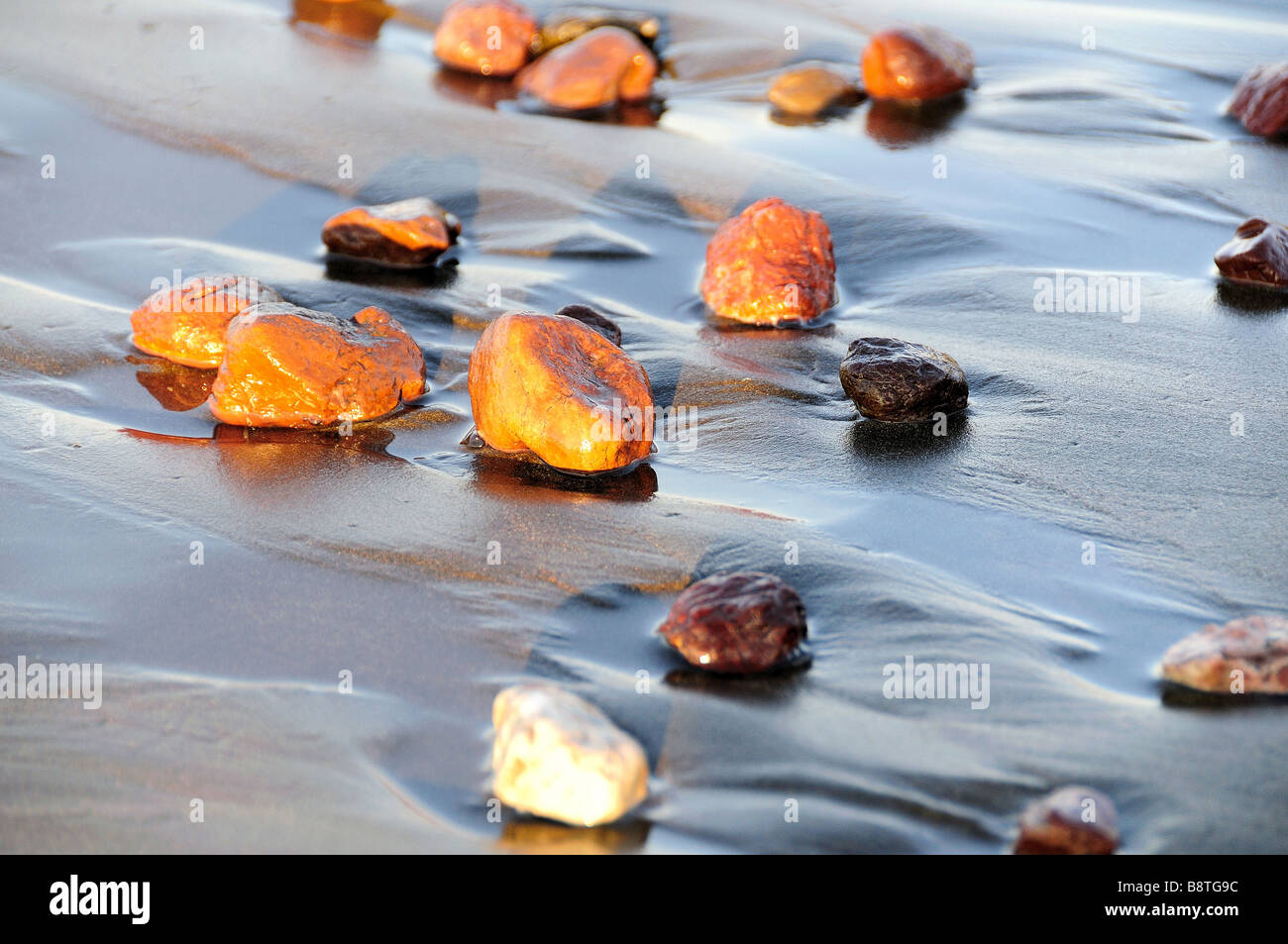 Pebbles on Jaco Beach Stock Photo - Alamy