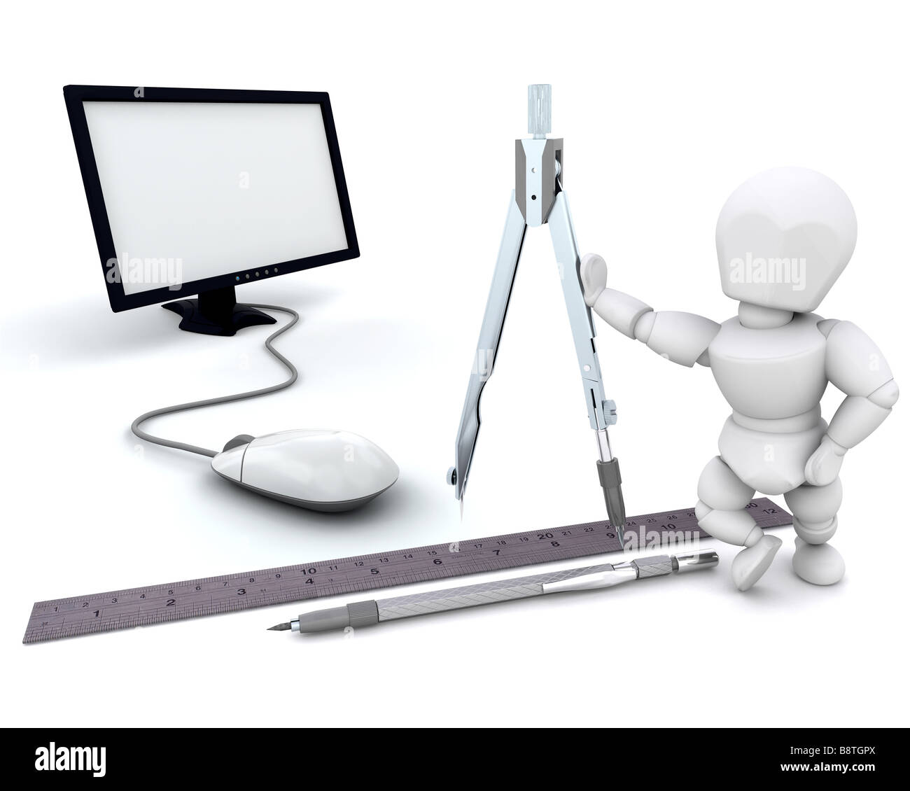 3d architect Cut Out Stock Images & Pictures - Alamy