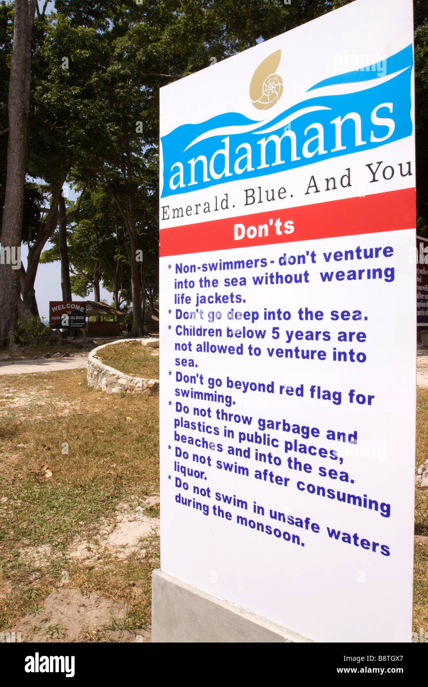 Safety sign beach hi-res stock photography and images - Alamy