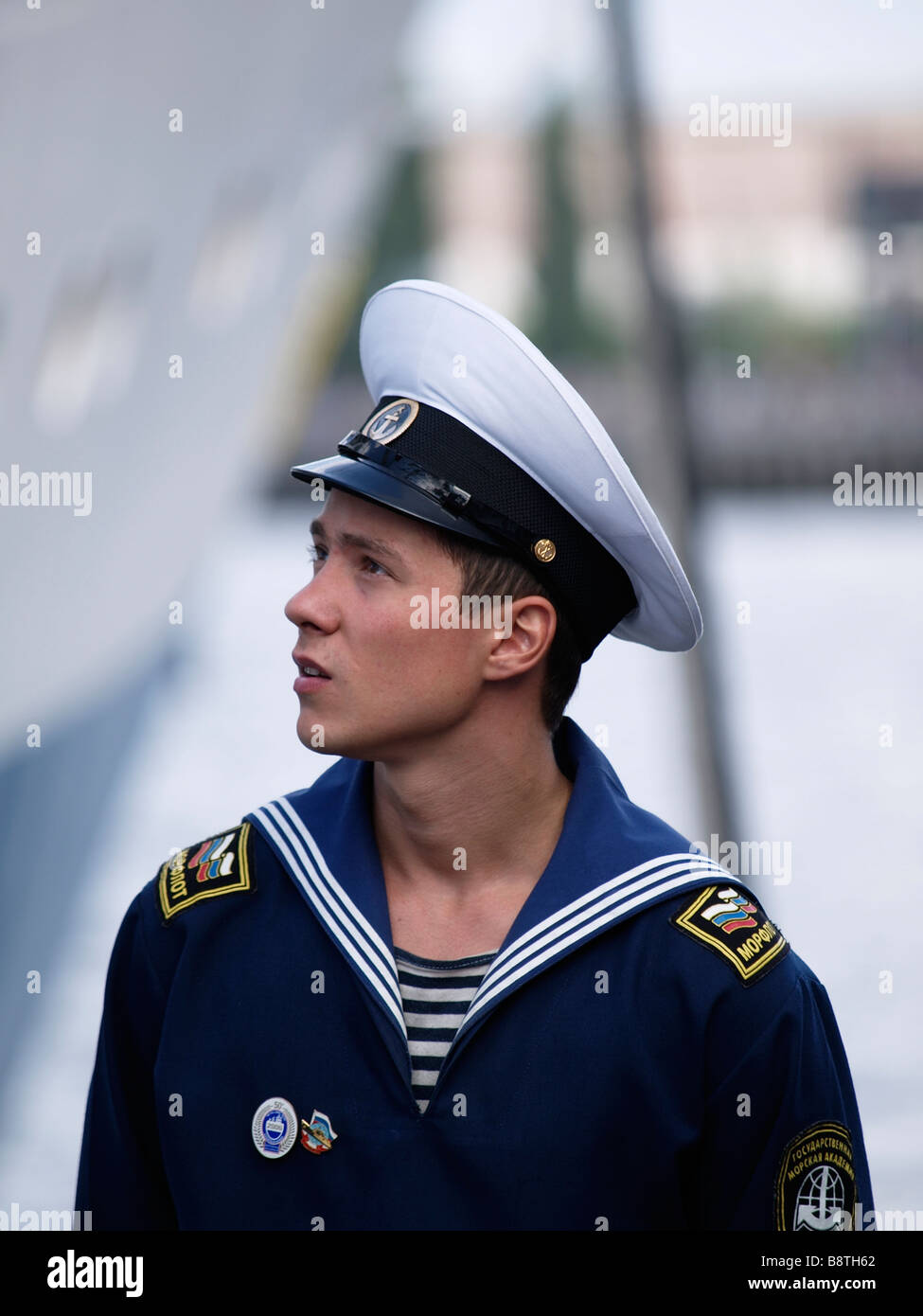 Russian man in hat hi-res stock photography and images - Alamy