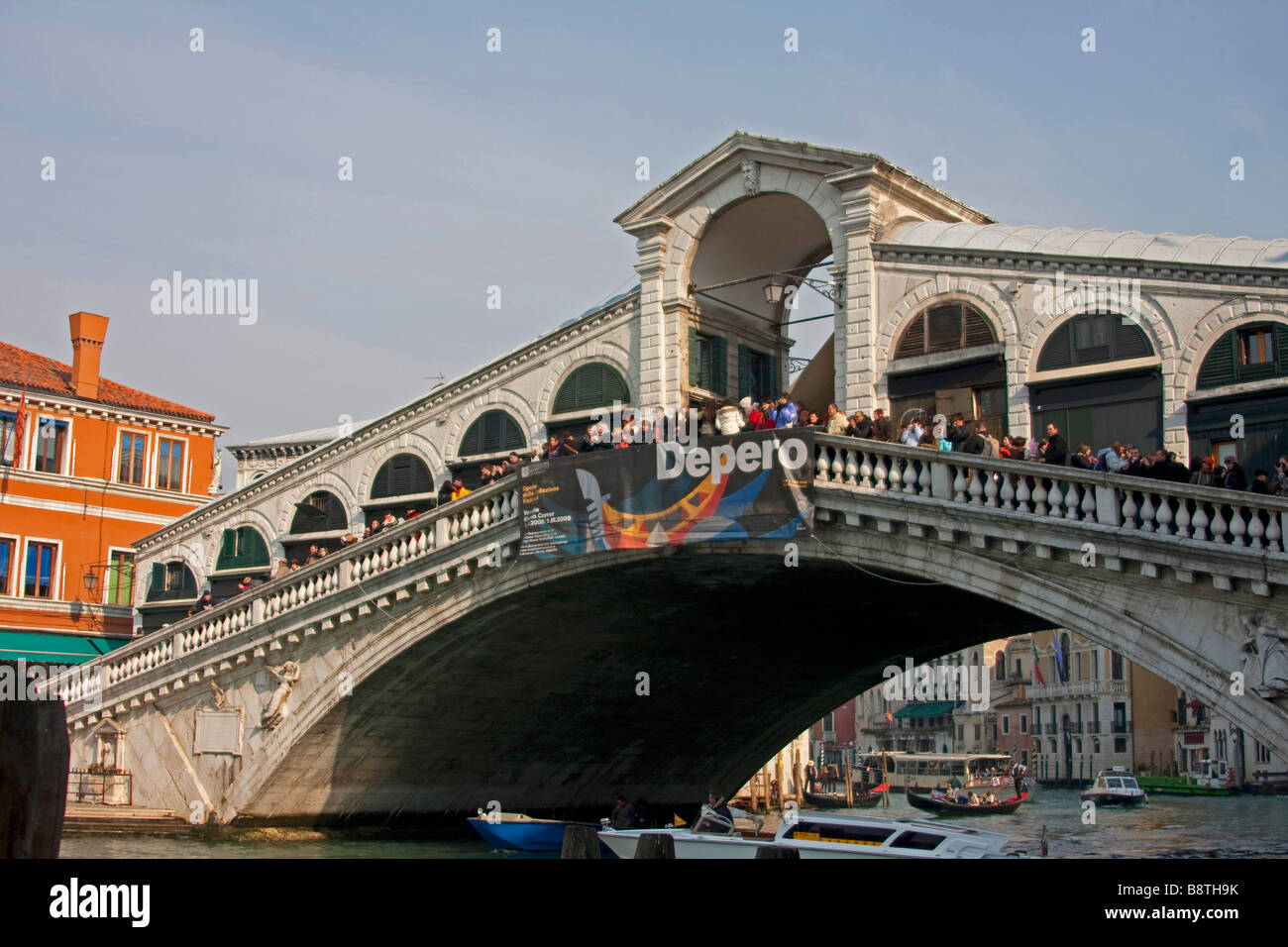 Closeup Rialto Bridge over canal Venice Italy Horizontal 90429-Venice ...