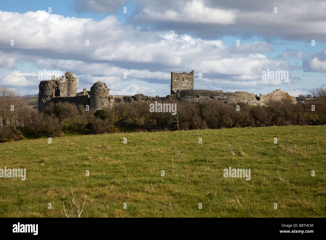 Llansteffan Castle, Llansteffan, Wales, UK Stock Photo - Alamy